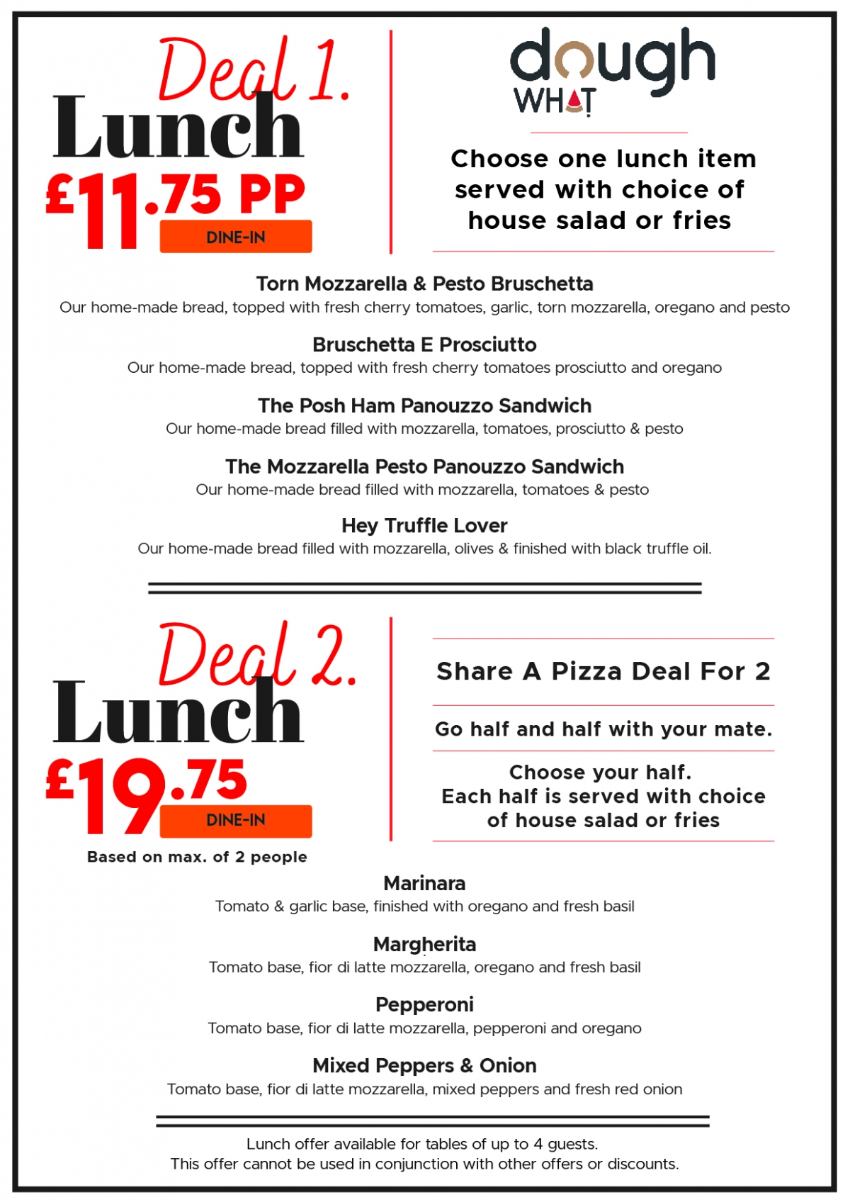 Offers – dough WHAT